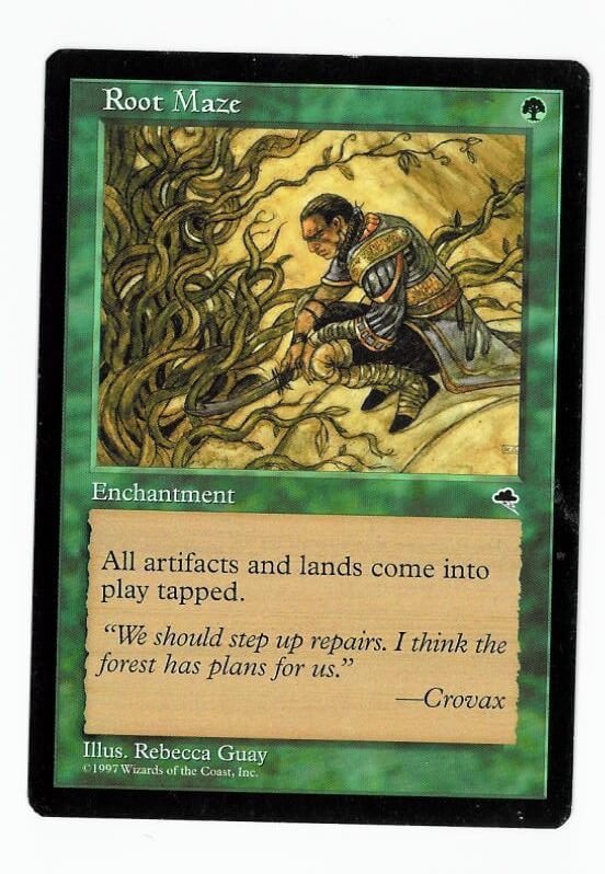 -=Chameleon's Den=- Magic the Gathering Tempest Card: Root Maze -=Chameleon's Den=- Magic the Gathering Tempest Card: Root Maze
